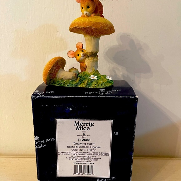 Enesco | Accents | 202 Enesco Merrie Mice Gnawing Habit Mice Eating ...